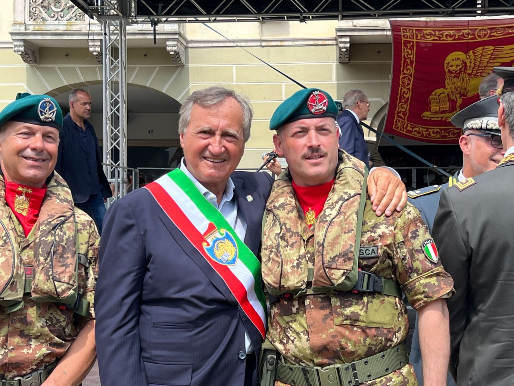 Mestre: Festa del Reggimento Lagunari in piazza Ferretto