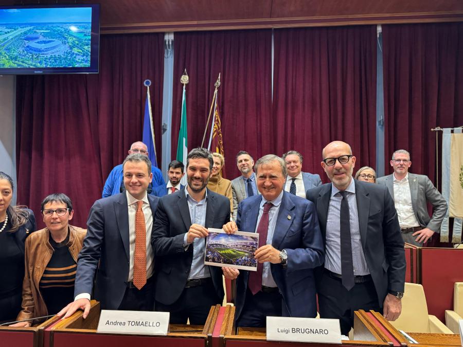 Presentato il progetto del nuovo stadio di Venezia, pronto per il 2027 ...
